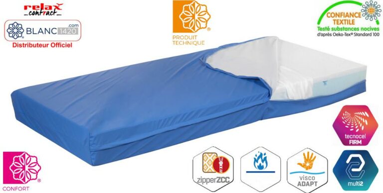Matelas anti-escarres pour lit médicalisé