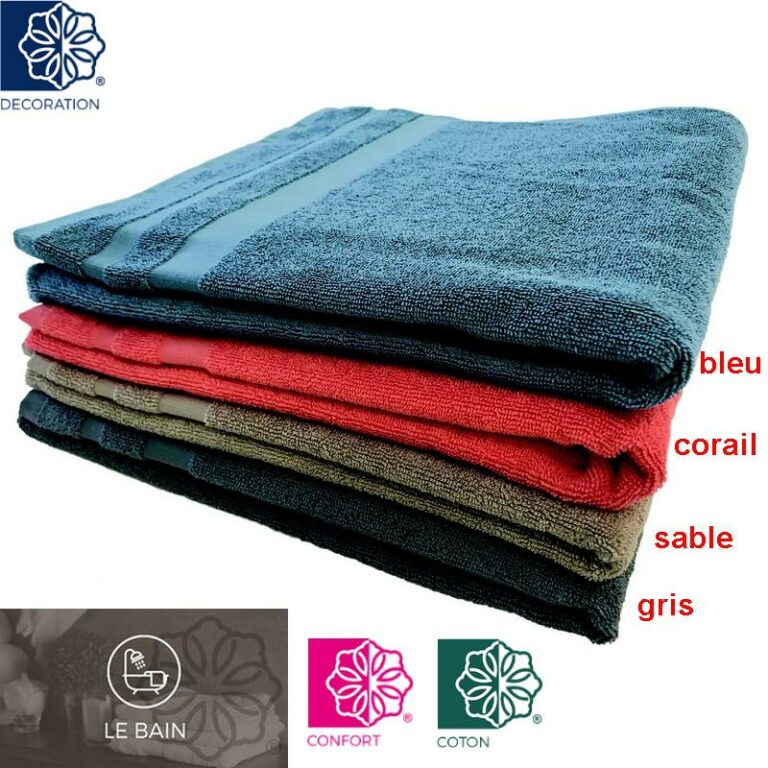Linge éponge couleur 400 g/m² pour hôtel